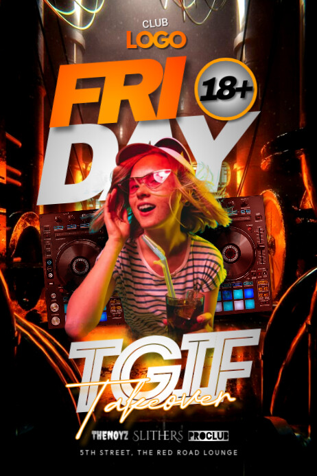 TGIF Takeover Template | PosterMyWall