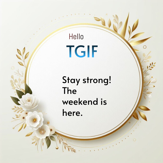 Copy of TGIF template design | PosterMyWall