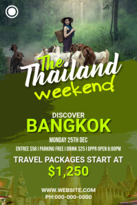 Thailand Travel Flyer Template | PosterMyWall