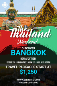 Thailand Travel Flyer Template | PosterMyWall