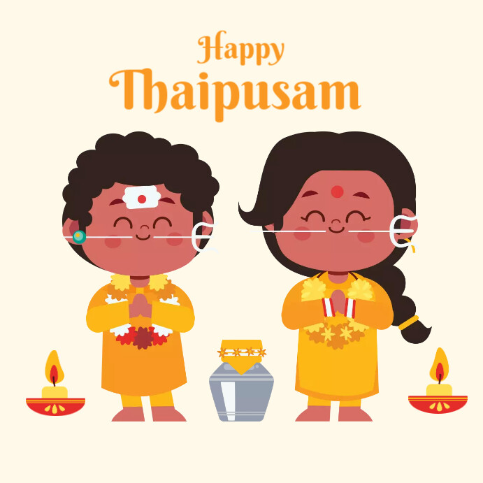 Thaipusam Festival Design Template | PosterMyWall