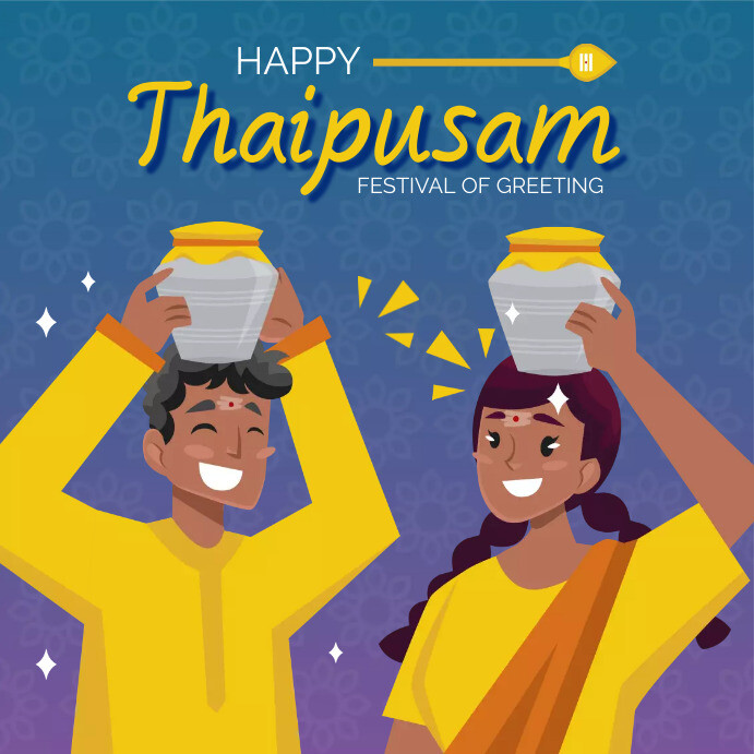 Plantilla de Thaipusam Template | PosterMyWall