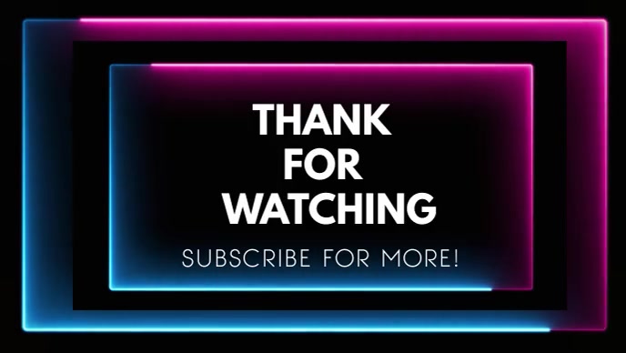 thank for watching video template | PosterMyWall