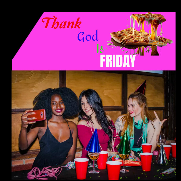 Thank God is Friday Template | PosterMyWall