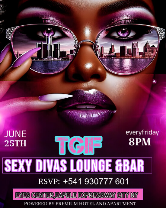Copy of Thank God Is Friday/tgif Club Night Party Instagram Portrait ...