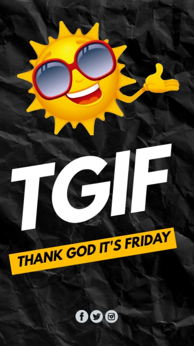 Copy of thank God it's friday | PosterMyWall
