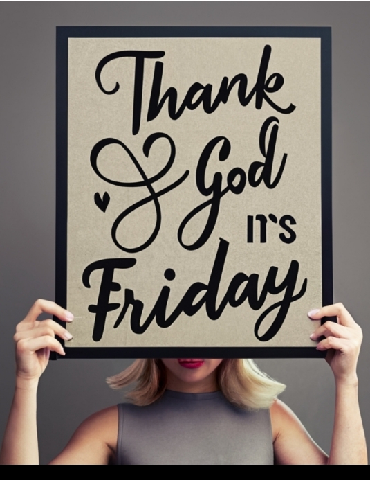 Plantilla de Thank God It's Friday flyer | PosterMyWall
