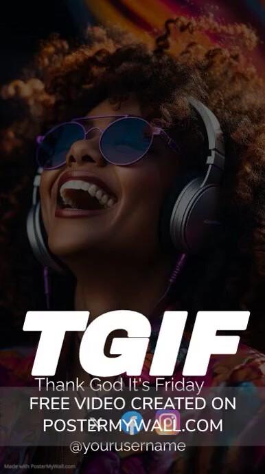 Copy of Thank God It's Friday Flyer Template Design | PosterMyWall