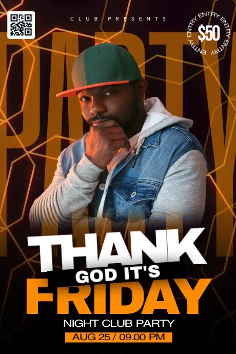 Thank God its Friday Templat | PosterMyWall