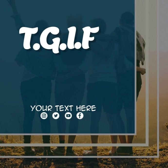 Thank God its friday poster template | PosterMyWall