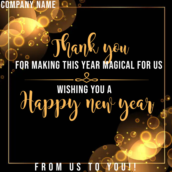 Modèle Thank you ad | PosterMyWall