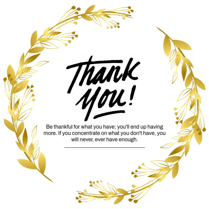 Plantilla de Thank You Appreciation Card | PosterMyWall