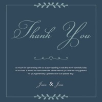 Thank you card animated Template | PosterMyWall