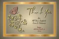 Thank you Note poster Template | PosterMyWall