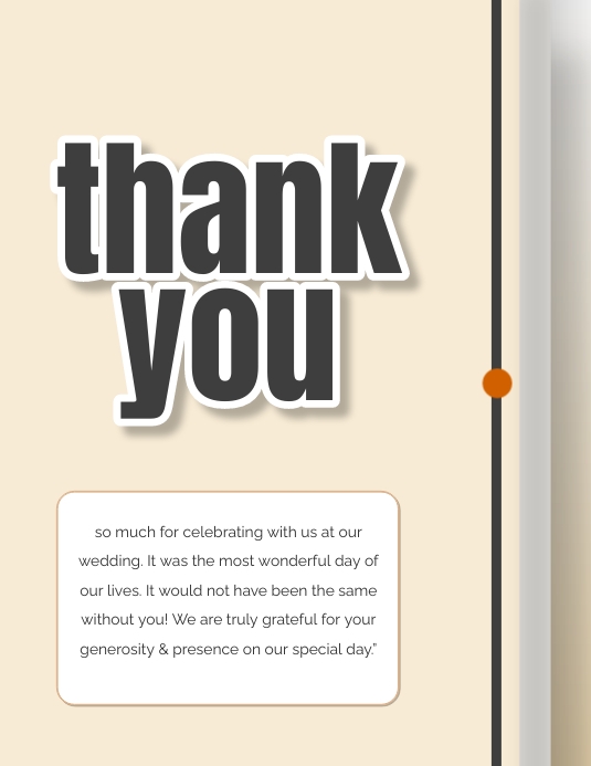 Copy of Thank you card | PosterMyWall