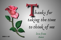 Thank you Note poster Template | PosterMyWall