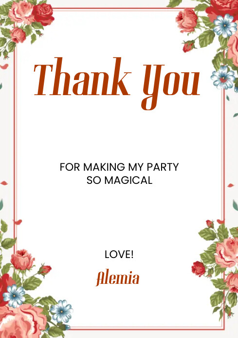 Copy of Thank you Card | PosterMyWall