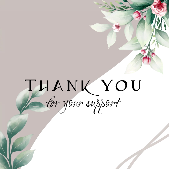 Thank You Card Template | PosterMyWall