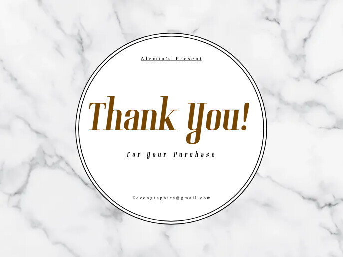 Plantilla de Thank you card | PosterMyWall