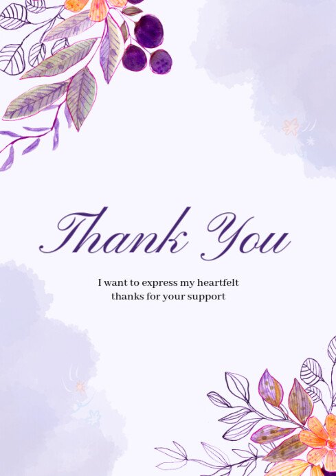 Copy of Thank you Card | PosterMyWall