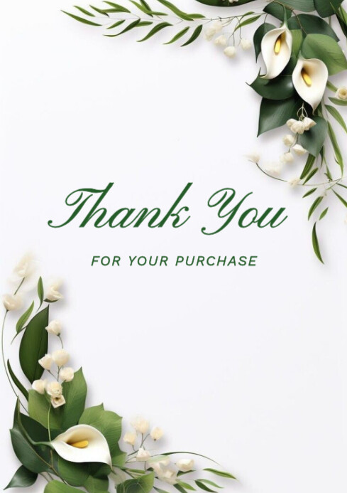 Thank you card Template | PosterMyWall