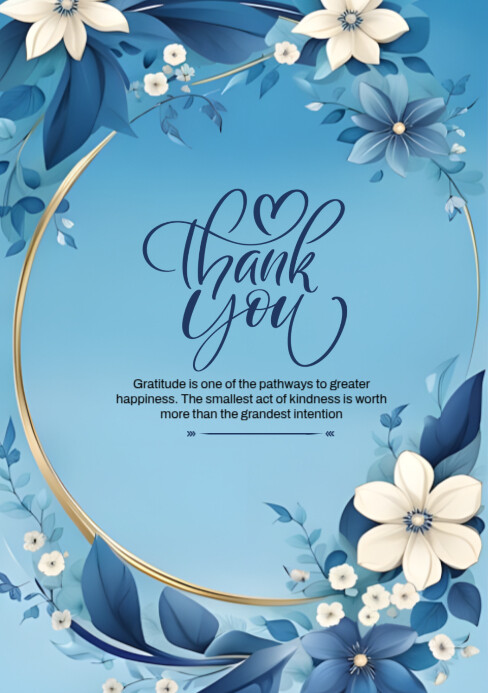 Thank You Card Template | PosterMyWall