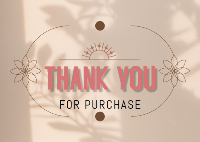 Thank you card Template | PosterMyWall