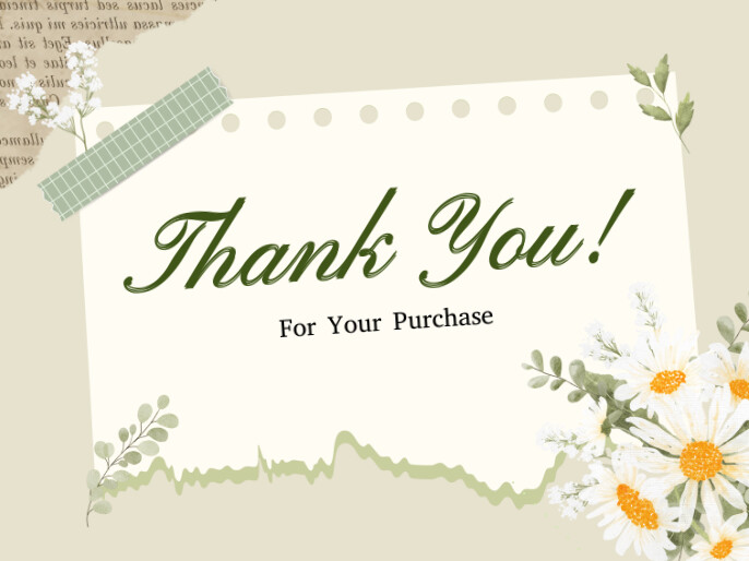 Thank you card Template | PosterMyWall