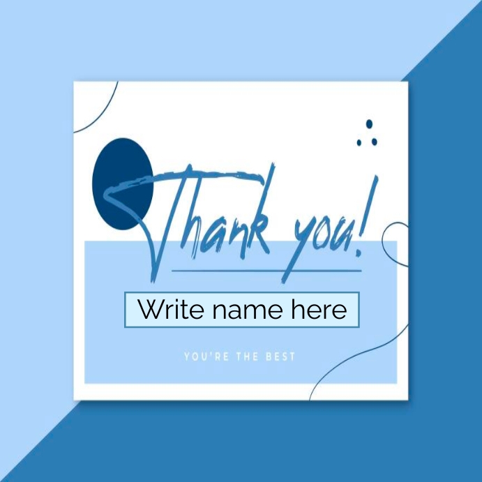 Thank You Card Template | PosterMyWall