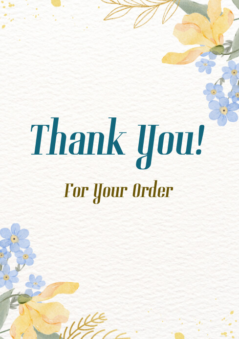 Шаблон Thank you card | PosterMyWall