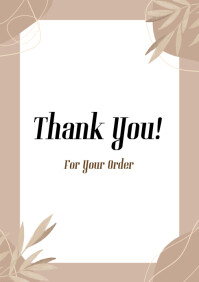 Thank You A4 Flyer Template | PosterMyWall