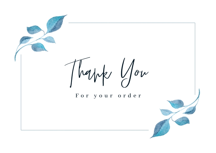 Plantilla de Thank you card | PosterMyWall