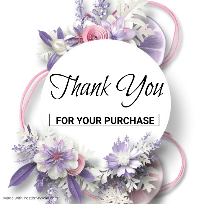 Plantilla de Thank You Card | PosterMyWall