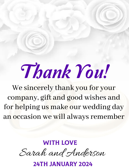 How to sign off wedding thank you cards | Beachweddingtips.com