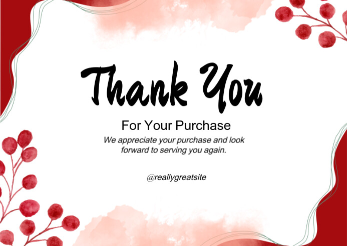 thank you card ig post Template | PosterMyWall