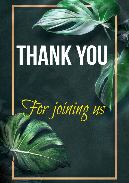 Thank you cards, thank you note, thank you Template | PosterMyWall