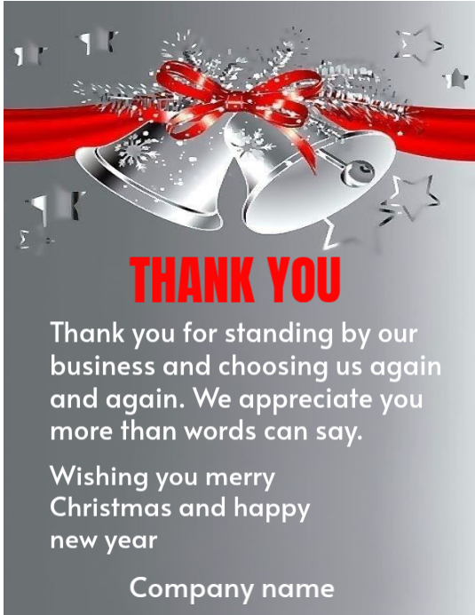 Thank you customer appreciation 2025 Template | PosterMyWall