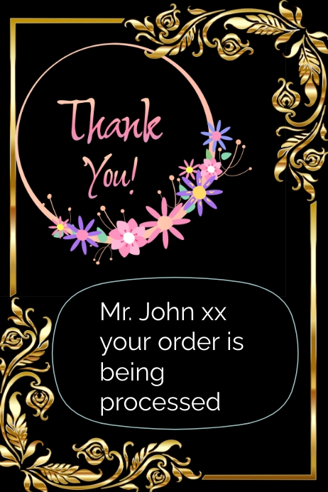 Thank you Customer Template | PosterMyWall