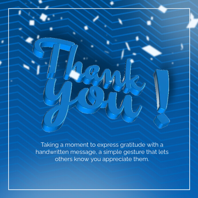 Thank You Day Instagram Post Template | PosterMyWall