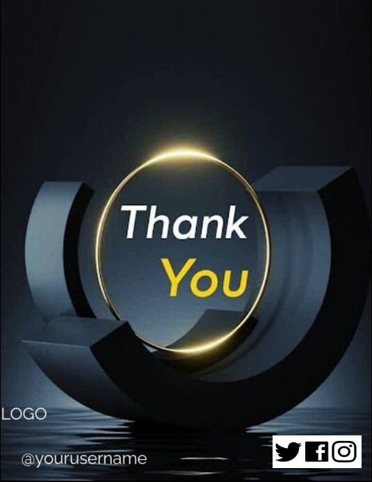 Copy of Thank you | PosterMyWall