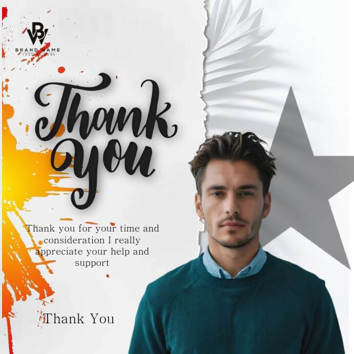 Thank you Template | PosterMyWall