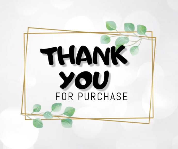Thank you Template | PosterMyWall