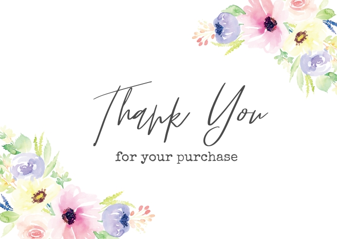 Thank you Template | PosterMyWall