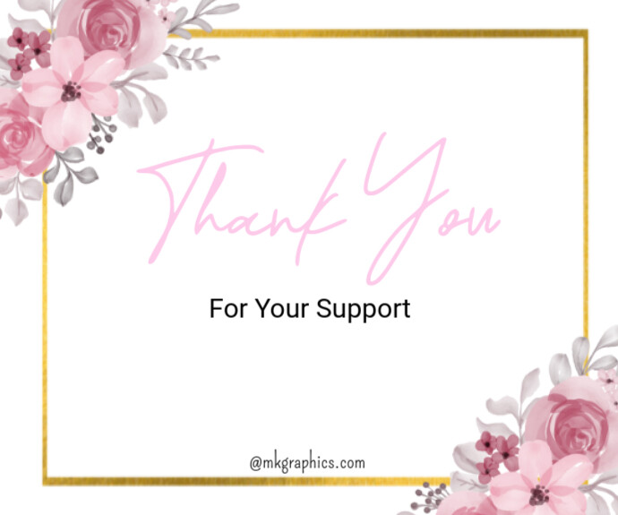 Thank you Template | PosterMyWall