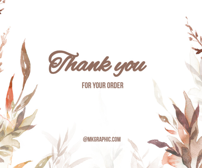 Thank you Template | PosterMyWall