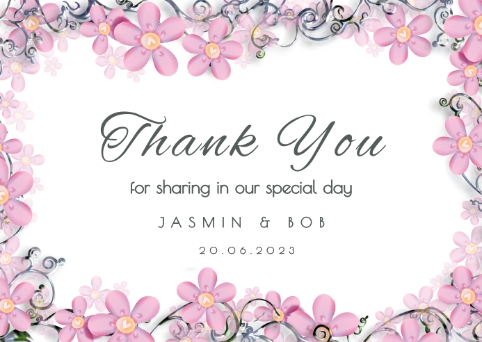 Thank you Template | PosterMyWall