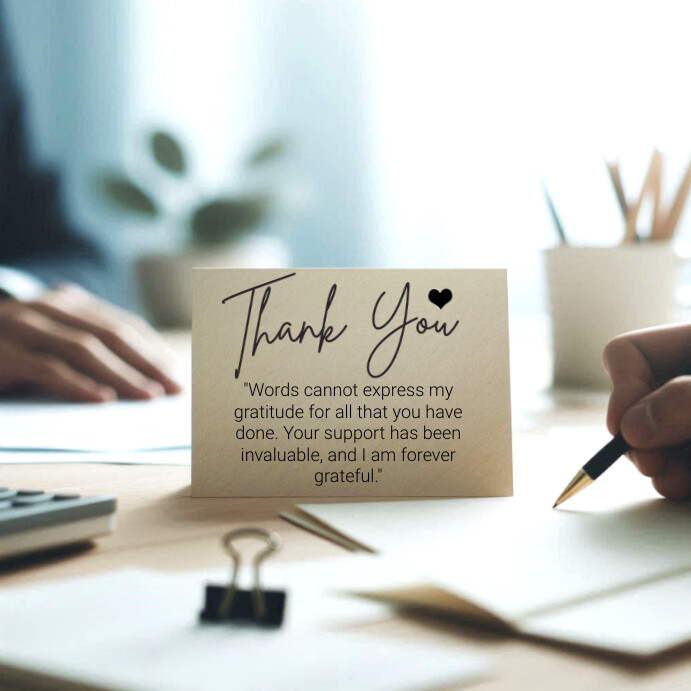 Copy of Thank You | PosterMyWall