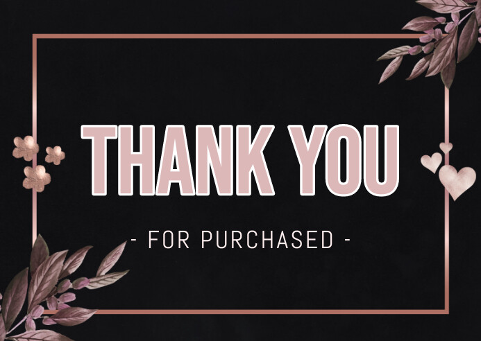 thank you Template | PosterMyWall