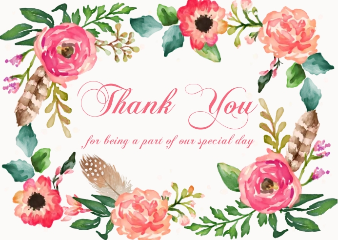 Thank you Template | PosterMyWall
