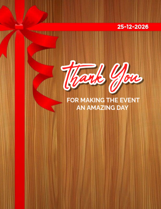 Copy of Thank you | PosterMyWall